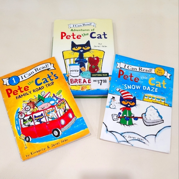 Pete The Cat | Other | Pete The Cat 3 Books Bundle Euc | Poshmark